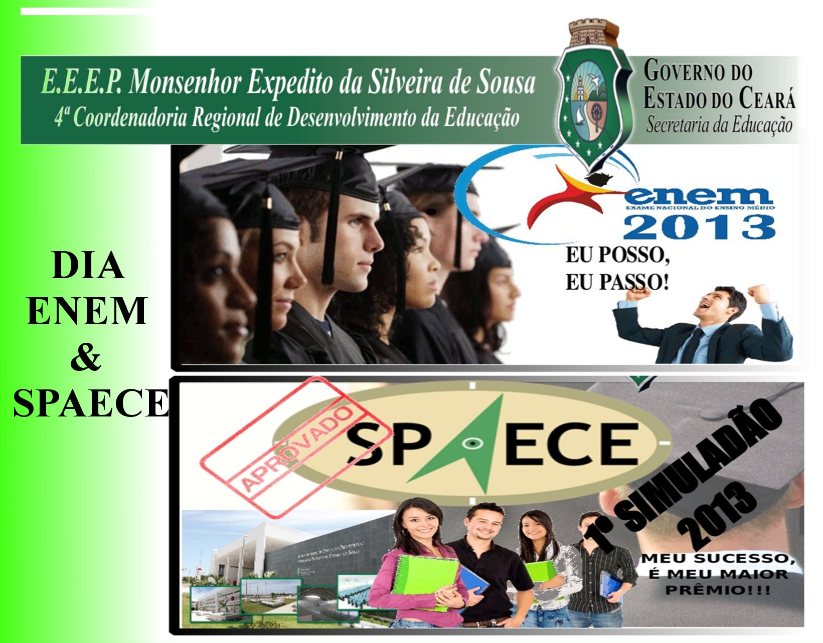 EEEP. de Camocim realiza no sábado letivo Dia E+ ENEM e SPAECE ...