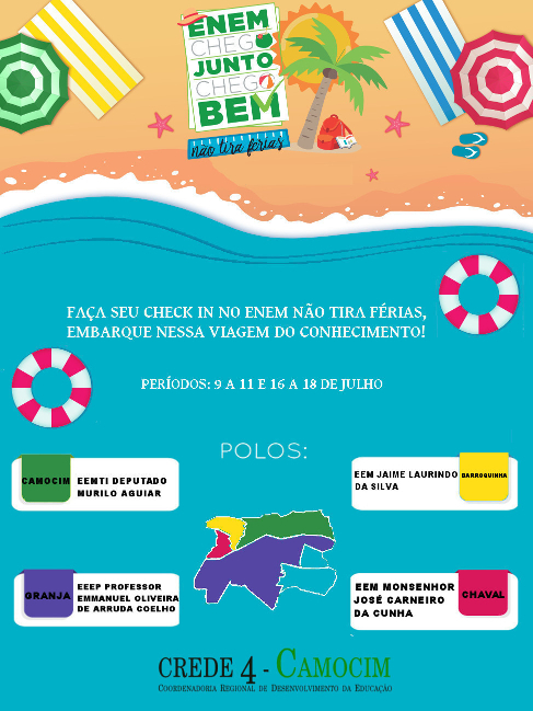 Enem não tira férias nas escolas da Crede 4 - Coordenadoria Regional de ...