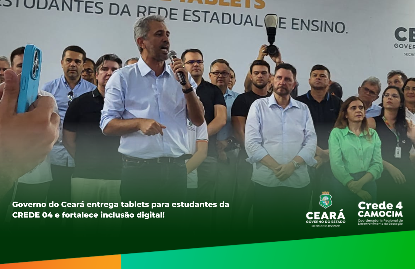 Governo do Ceará entrega tablets para estudantes da CREDE 04 e ...